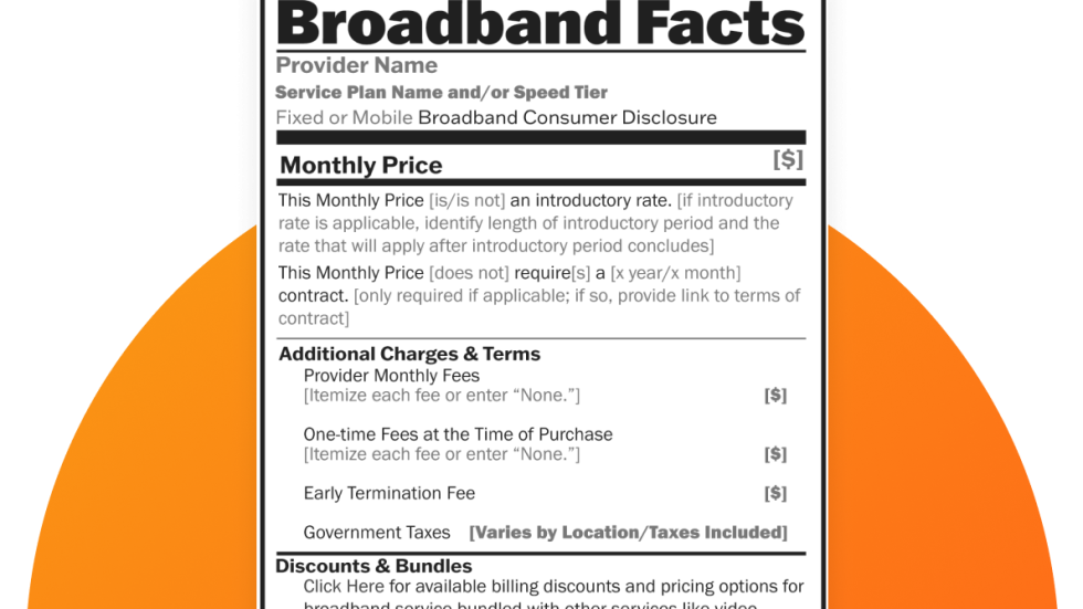 Broadband Consumer Labels | Everything you need to know about Broadband ...